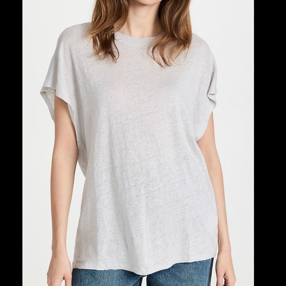 IRO | Tops | Iro Light Gray Short Sleeve Tee | Poshmark